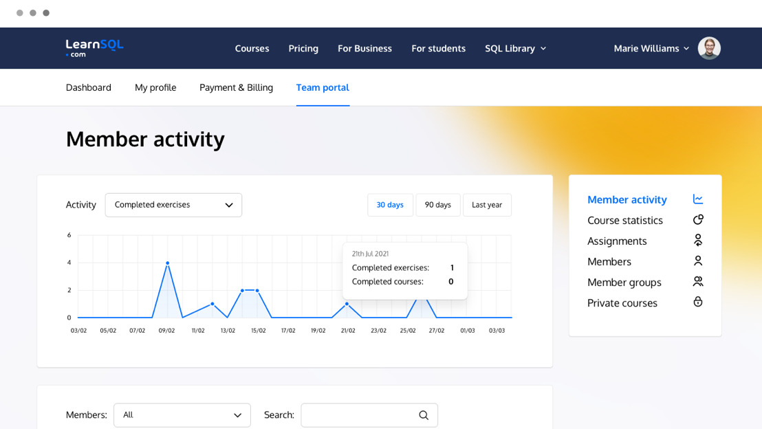 SQL courses for students | LearnSQL.com